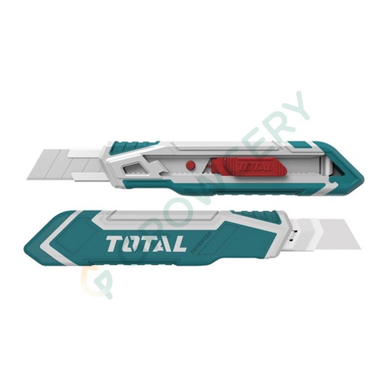 GROWCERY มีดคัทเตอร์ 18มม. ยี่ห้อ TOTAL รุ่น THT511816 ใบมีด SK5